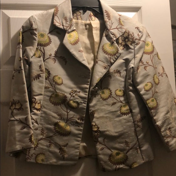 Jackets & Coats | Vintage Brocade Jacket | Poshmark
